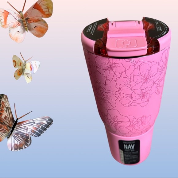 BruMate | Dining | Brumate Nav25 Tumbler In Cherry Blossom | Poshmark